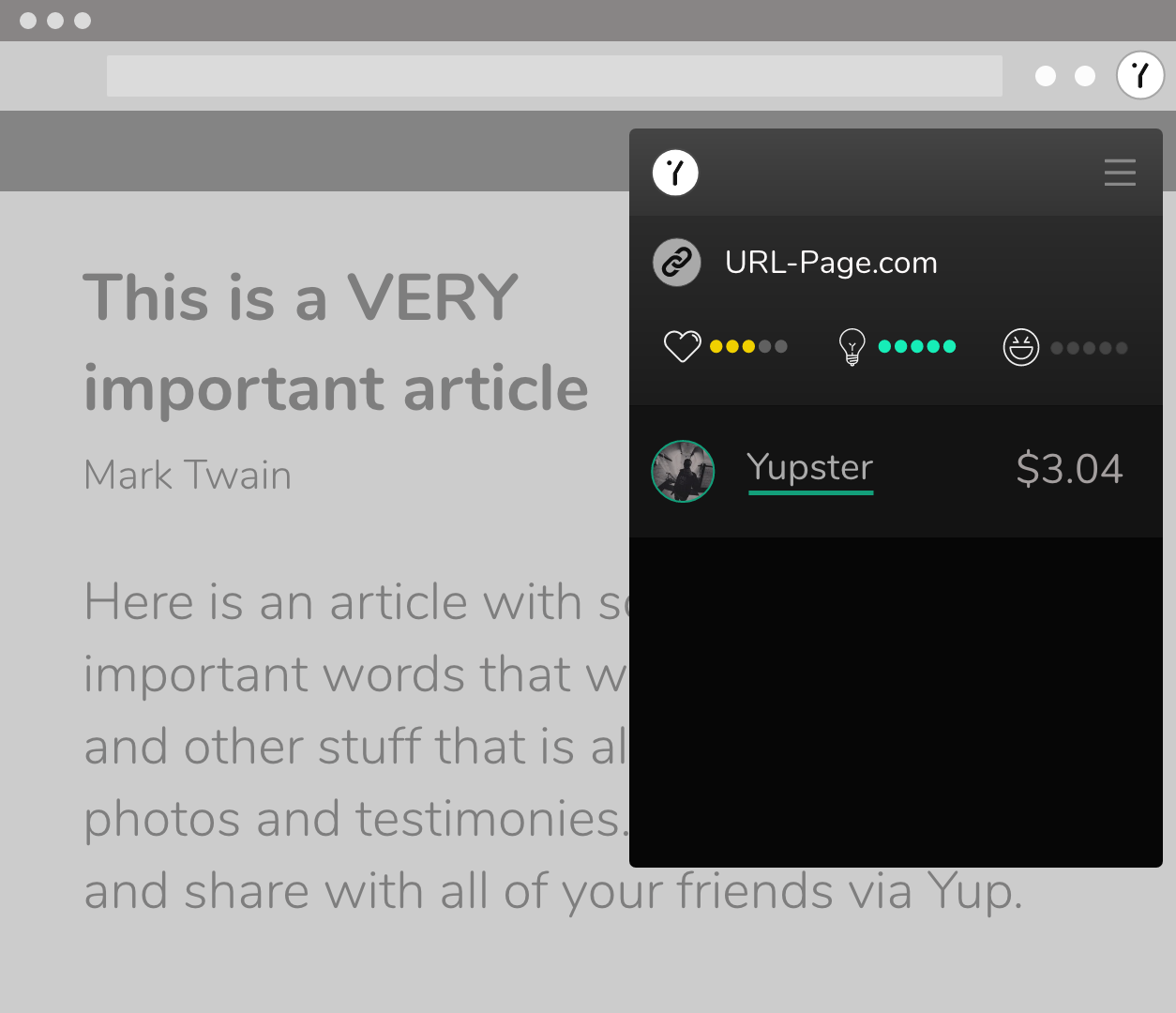 Yup • Social Network for Curators